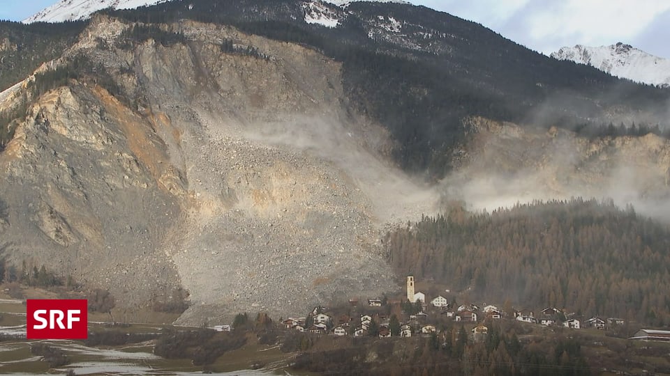 Gefahr für Brienz GR: Der Hang bewegt sich bis zu 17 Meter pro Tag ...
