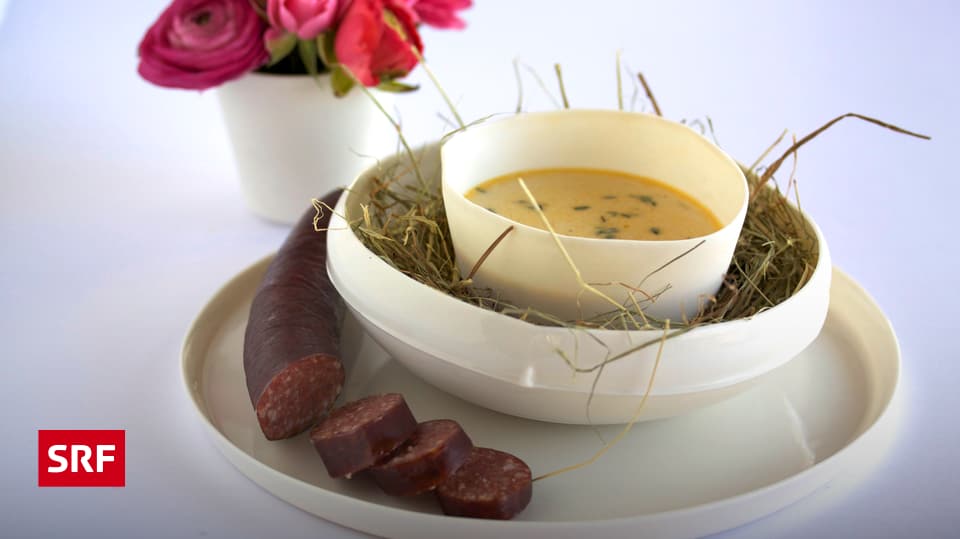 Rezepte 2013 - Heusuppe und Bassersdorfer Schüblig - SRF bi de Lüt ...