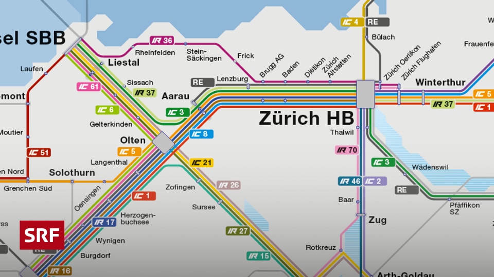 «Espresso Aha!» - Warum die SBB ihre Intercity-Linien nummeriert ...