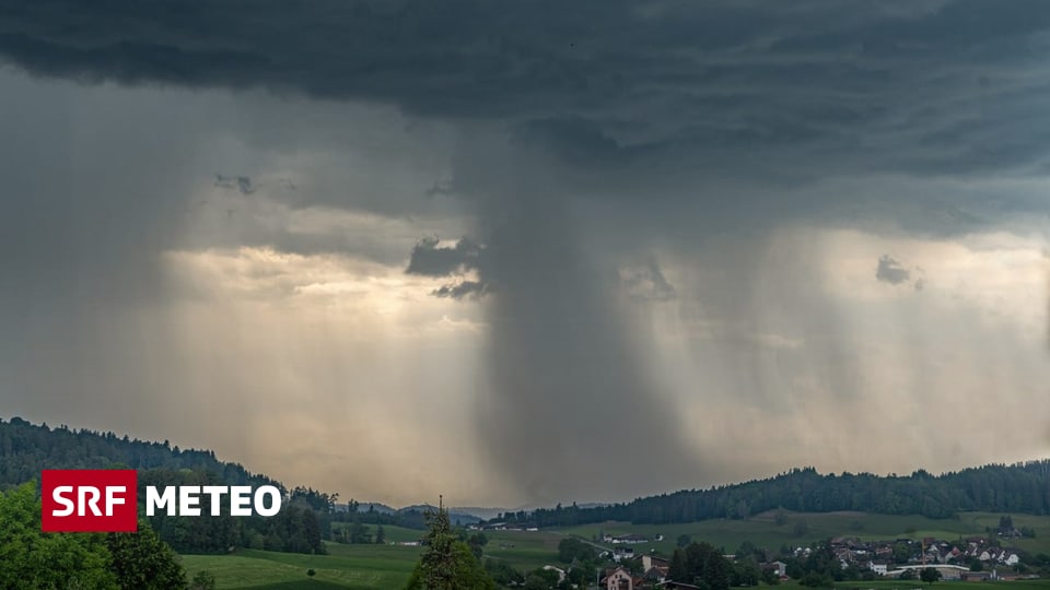 Hagel und Sturmböen - Verbreitet Gewitter am Dienstag - Meteo - SRF