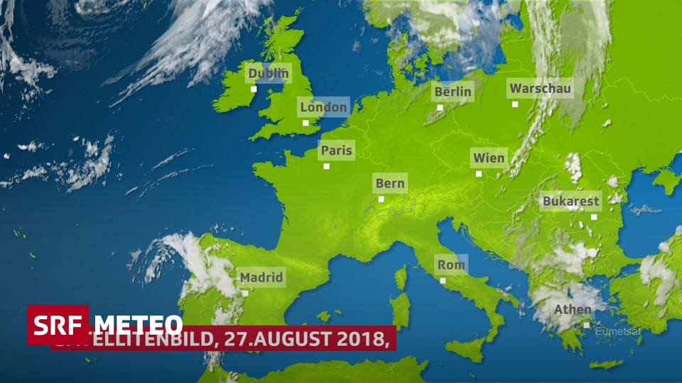 Satellitenbilder - Was zeigt der Satellitenloop? - Meteo - SRF
