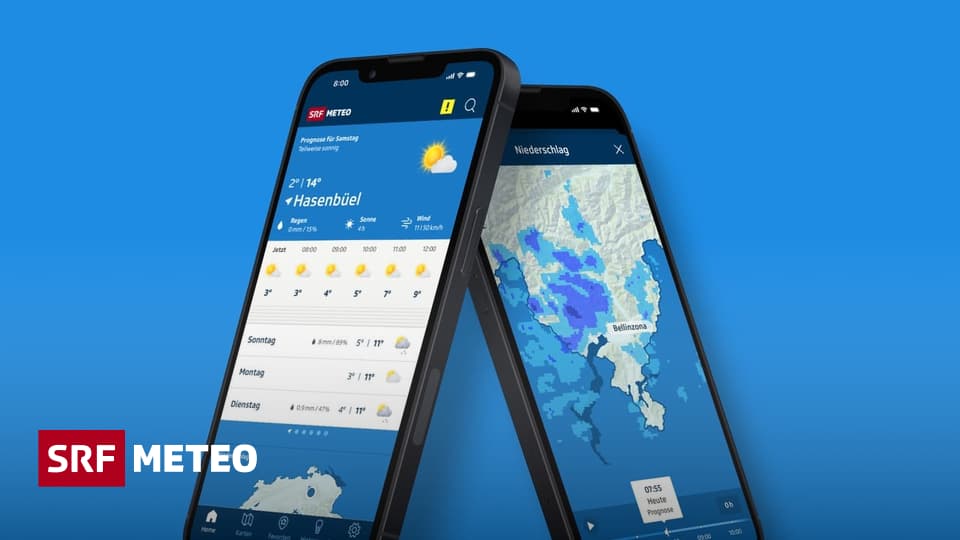 Die neue SRF Meteo App - Tipps und Tricks zur neuen SRF Meteo App ...