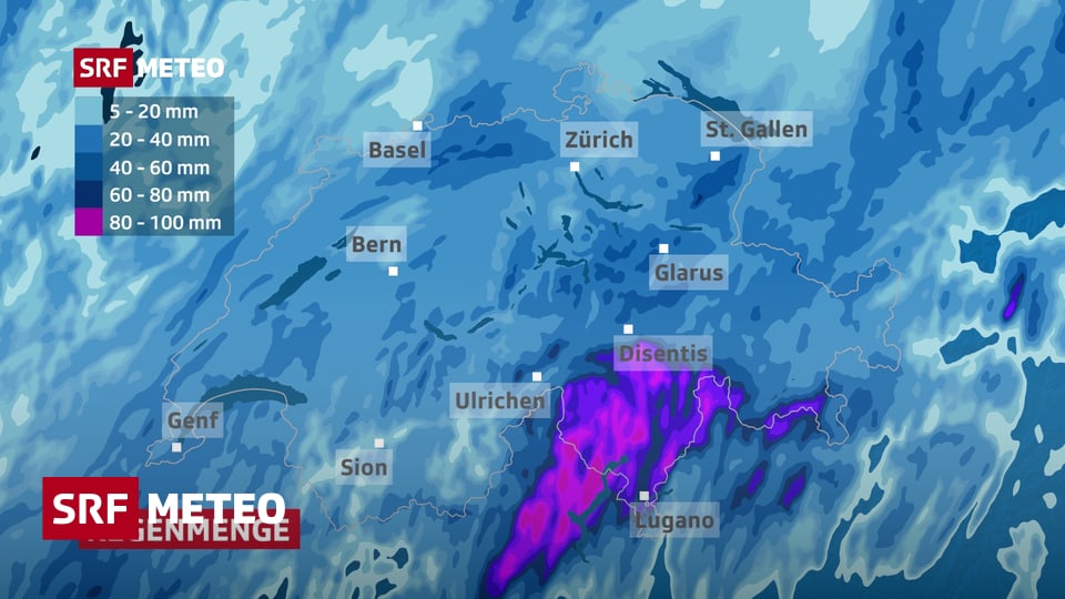 Meteo-Stories - Jetzt sind es schon 110 Millimeter Regen - Meteo - SRF
