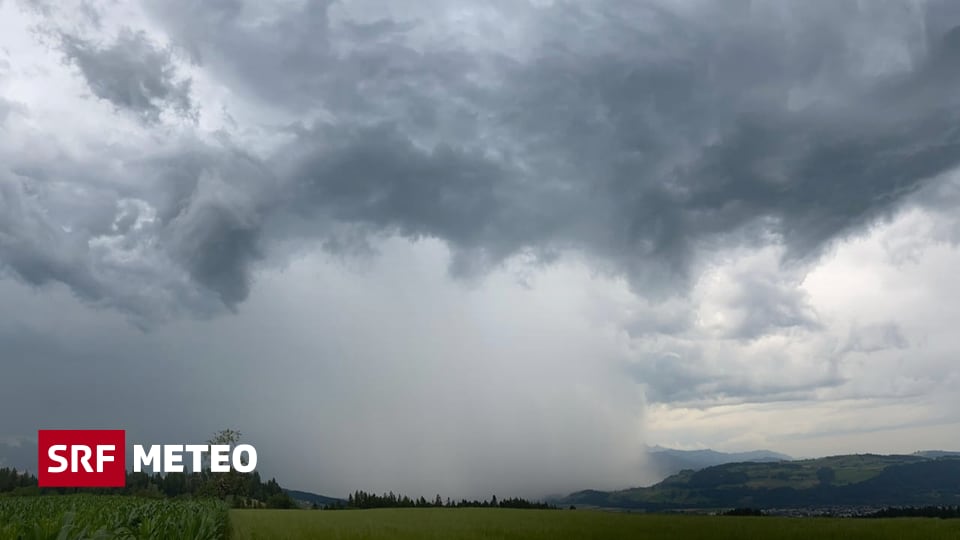Neue Unwetter in der Schweiz - Kräftige Gewitter zogen am Montagabend über die Schweiz - Meteo - SRF