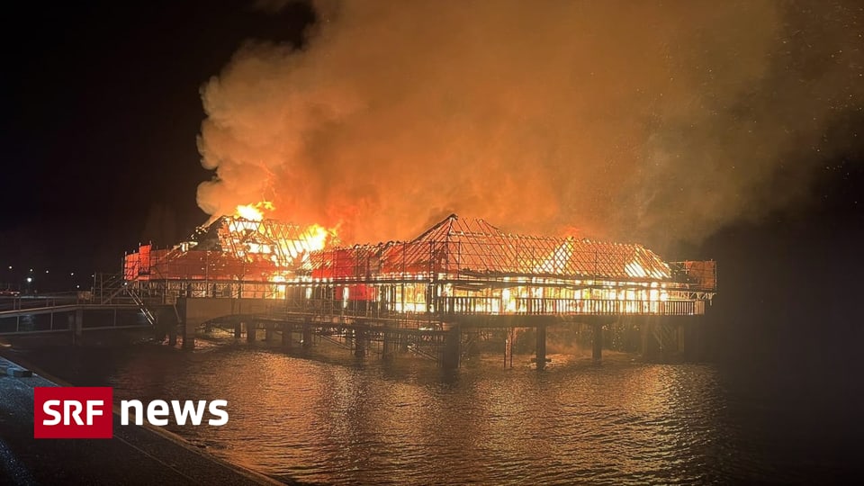 Rorschacher Badhütte nach Vollbrand zerstört - News - SRF