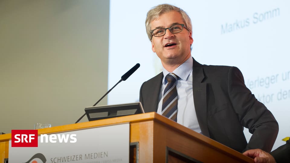 Schweiz - Markus Somm will nicht NZZ-Chefredaktor werden - News - SRF