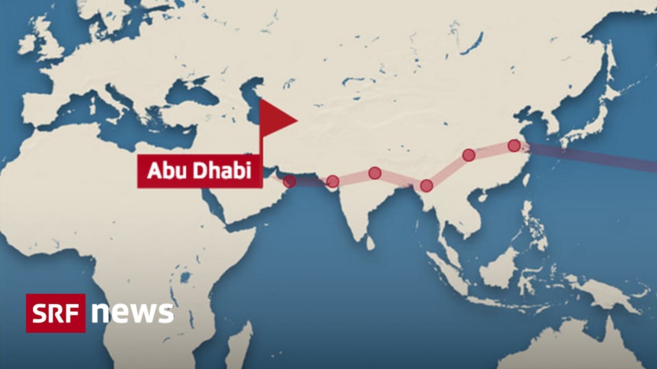 Infografik - Die Flugroute der Solar Impulse 2 - News - SRF