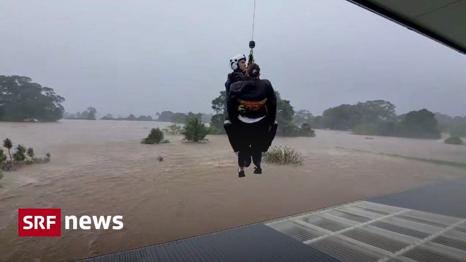 Extremregen: Teile der Ostküste Australiens stehen unter Wasser - News - SRF