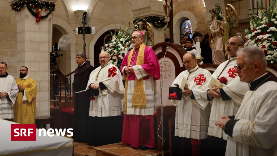 Weihnachten im Heiligen Land - Zehntausende feiern nach Corona wieder Weihnachten in Bethlehem ...