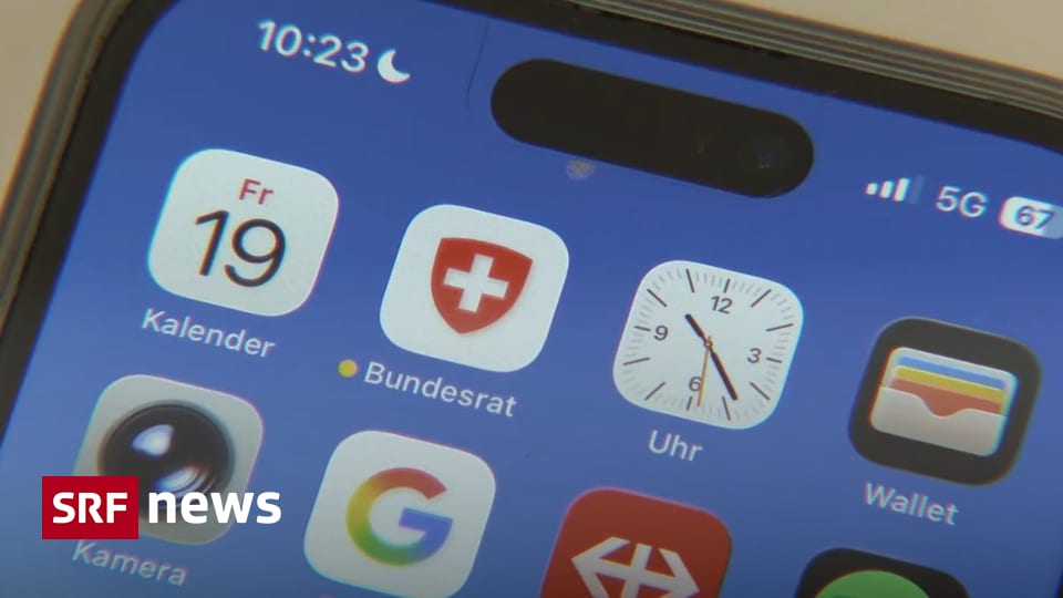 Eine neue Bundesrats-App soll vor Desinformation schützen - News - SRF