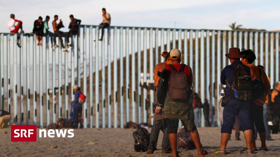 Spitze der «Karawane» - Erste Migranten aus Mittelamerika am US ...