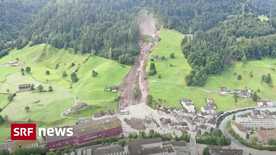 Nach Erdrutsch in Glarus - Evakuierte Bevölkerung von Schwanden kann vorerst nicht zurück - News ...
