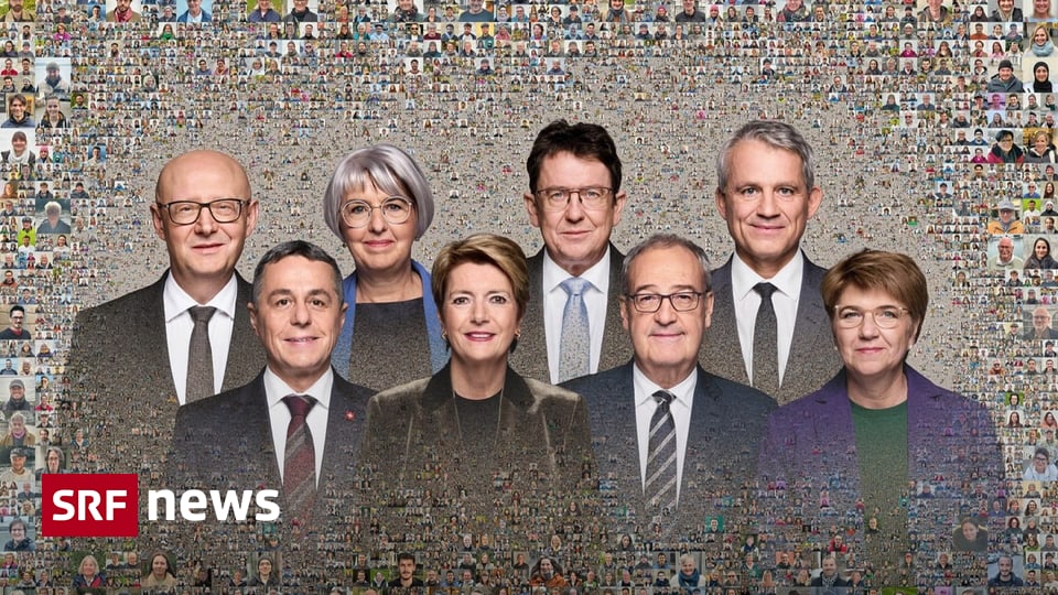 Offizielles Bundesratsfoto - So präsentiert sich der Bundesrat 2025 ...