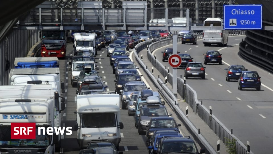 Pannenstreifen als Fahrspur? - Wenig Freude im Tessin an den ...