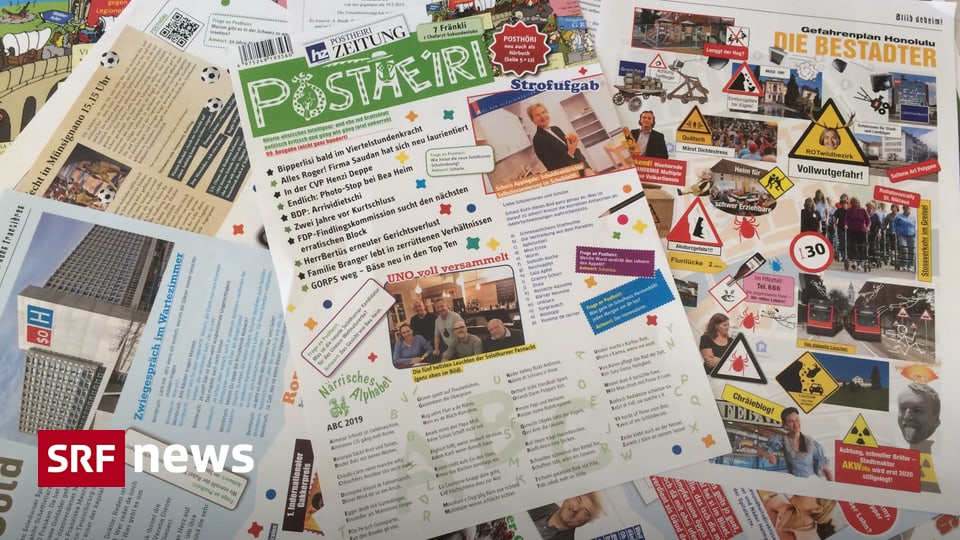 Solothurner Fasnacht - Die Fasnachtszeitung «Postheiri» wird zum «Posthöri» - News - SRF