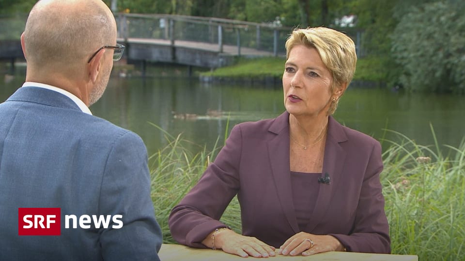 Interview: Karin Keller-Sutter über US-Zölle, die Schweiz und die Welt - News - SRF
