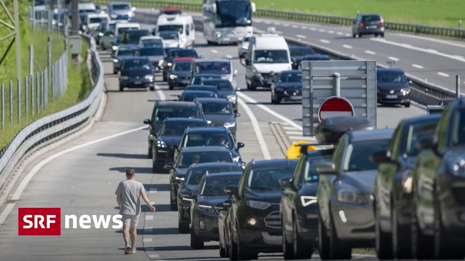 Pfingst-Rückreiseverkehr führt zu Stau und vollen Flughäfen - News - SRF