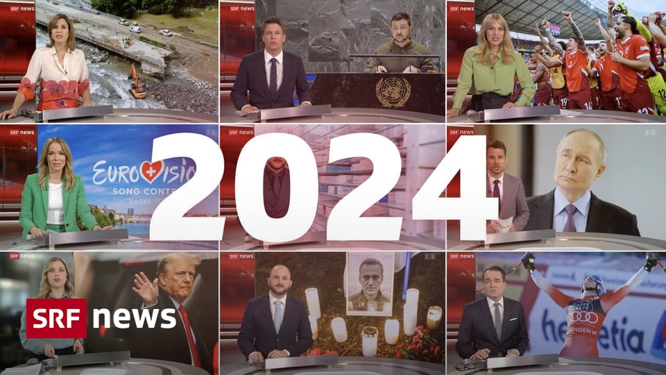 Jahresrückblick 2024: Das Jahr in 365 SRF-Tagesschau-Beiträgen - News - SRF