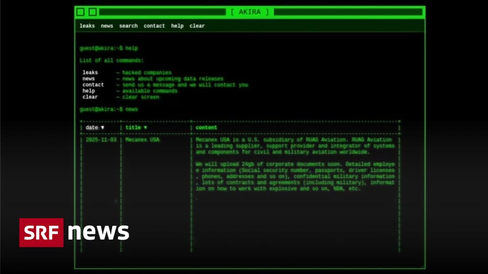Trotz Warnung: Bundeskonzern Ruag zahlt Lösegeld an Hackergruppe - News ...