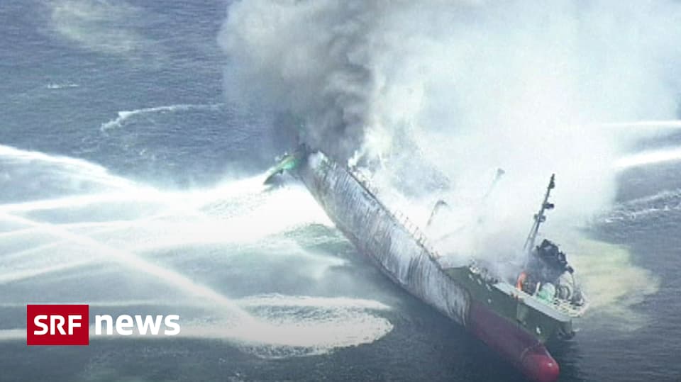 International - Explosion auf 1000-Tonnen-Schiff - News - SRF