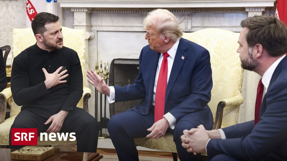 Nach der Schmach: Das erwartet Selenski heute in Washington - News - SRF