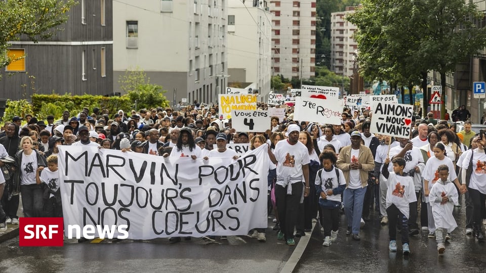 Tod nach Flucht vor Polizei - Lausanne: Ein stiller Marsch für Marvin ...