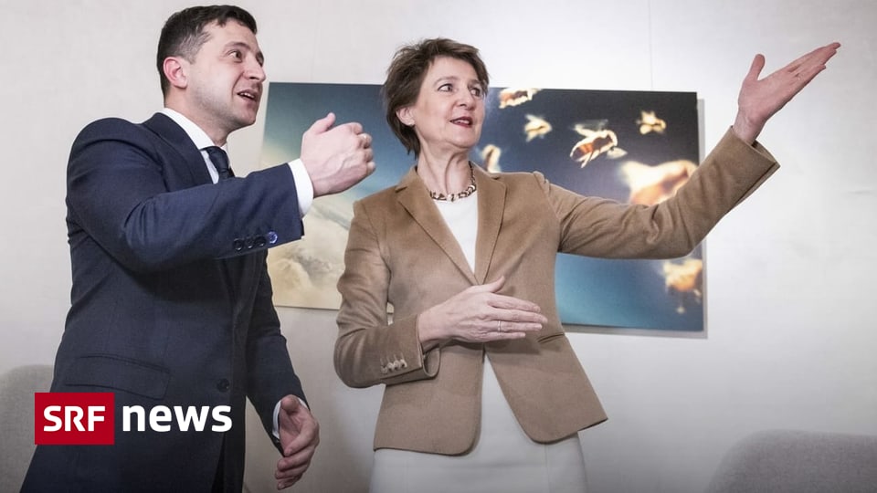 Beziehungen zur Ukraine - Besuch aus Bern für Wolodimir Selenski - News ...
