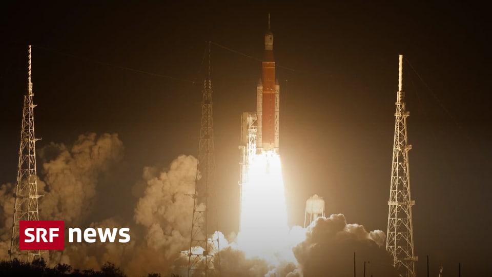 Unbemannte Rakete - Nasa-Mission «Artemis 1» gestartet - News - SRF