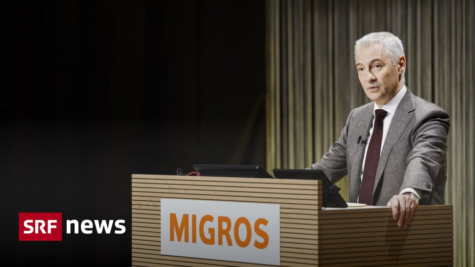 Detailhandel - Migros-Chef Zumbrunnen tritt Ende April zurück - News - SRF