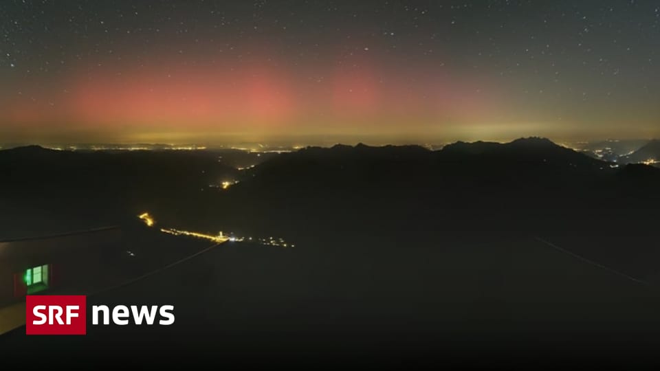 Bunter Nachthimmel - Polarlichter über der Schweiz – die eindrücklichsten Impressionen - News - SRF
