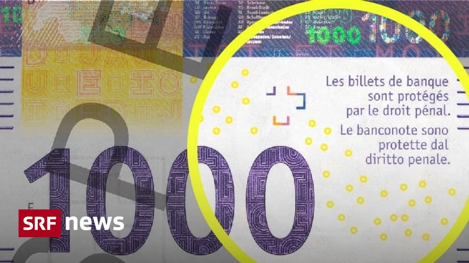Schwierige Geldfälschung - Geheimnisvolle Ringe auf der neuen 1000er ...