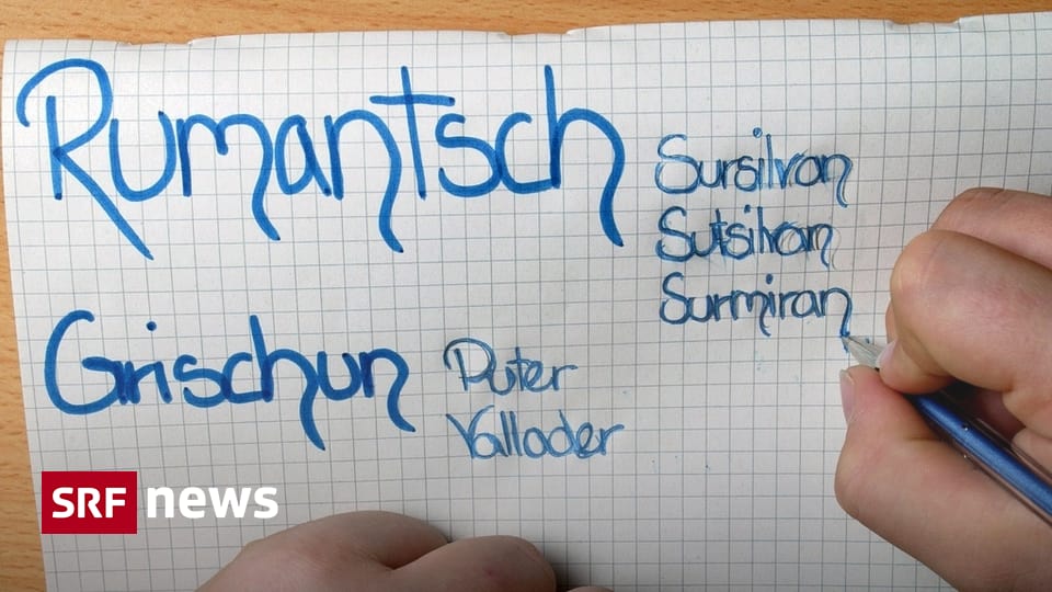 Graubünden - Rumantsch Grischun praktisch am Ende - News - SRF