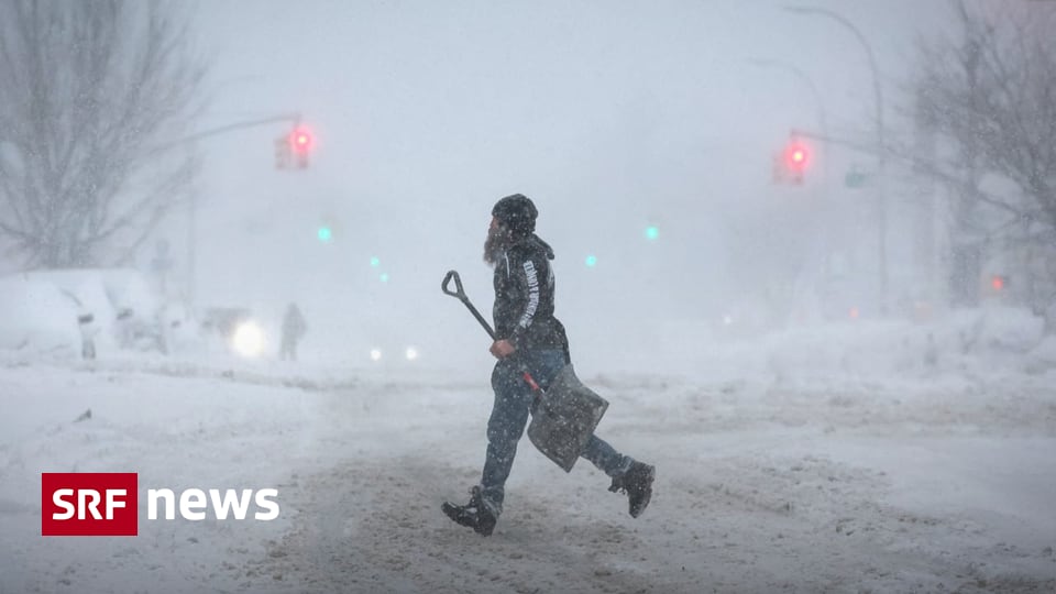 Heftiger Schneesturm - Blizzard-Alarm im Nordosten der USA - News - SRF