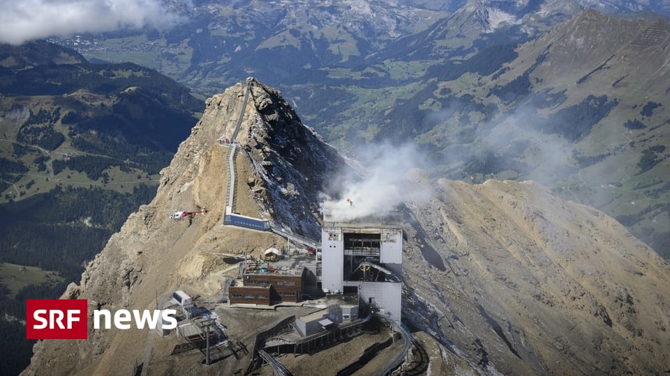 Nach Brand der Bergstation - Glacier 3000 plant Wiedereröffnung der ...
