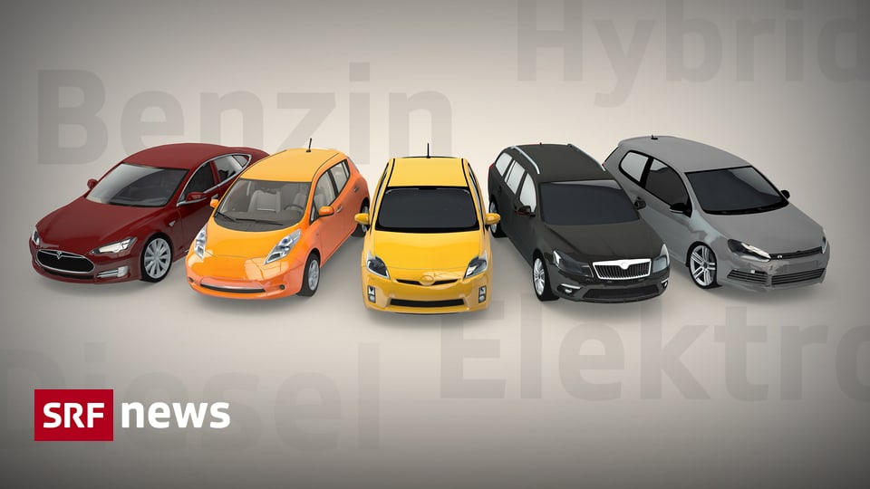 Infografik - Die Antriebsarten der Autos in der Schweiz - News - SRF