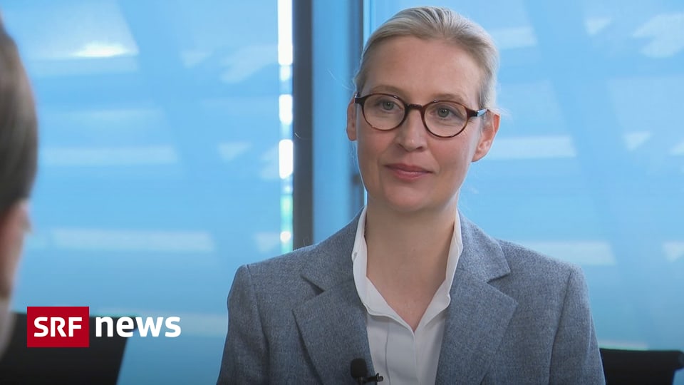 Alice Weidel im Interview - «Ich habe einen regen Austausch mit ...