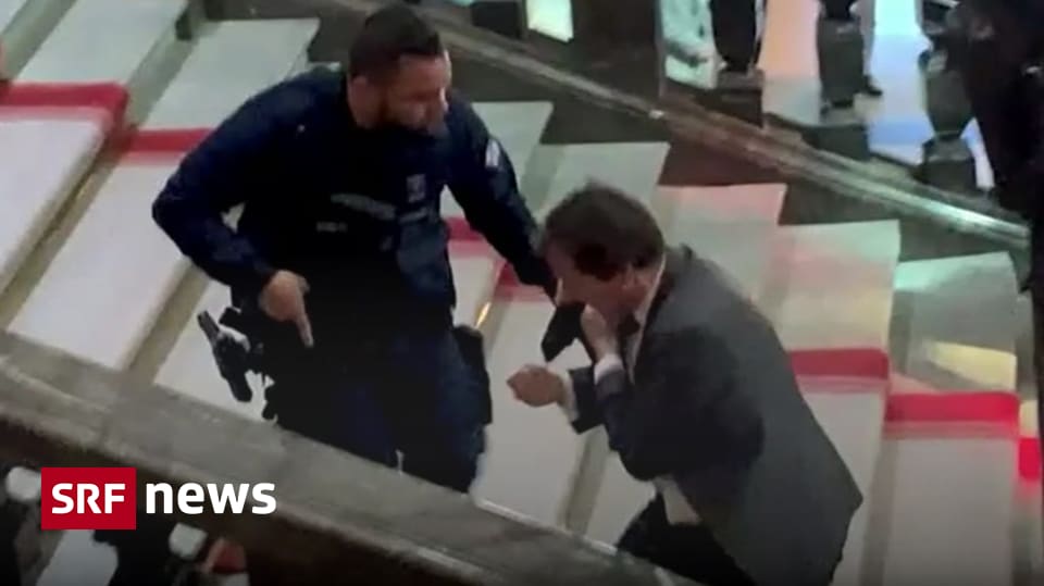 Handgemenge im Bundeshaus - SVP-Nationalräte Aeschi und Graber vor ...