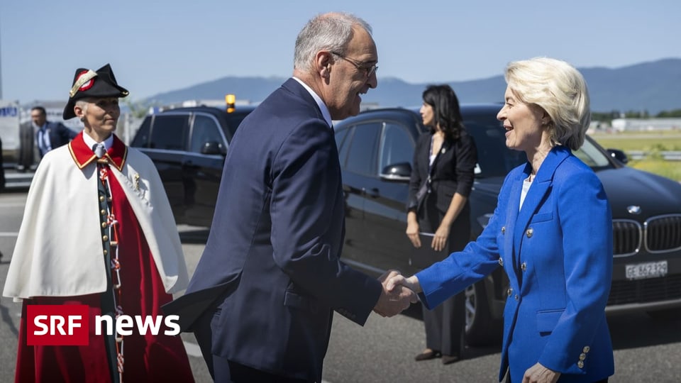 G7-Gipfel: Guy Parmelin empfängt Ursula von der Leyen in Genf - News - SRF