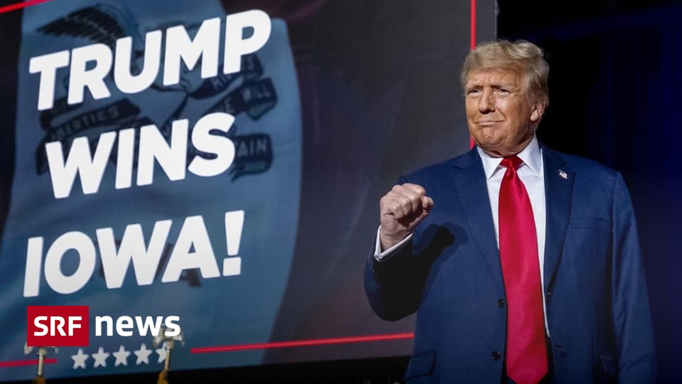Vorwahlen der Republikaner - Iowa: Trump setzt Ausrufezeichen - News - SRF