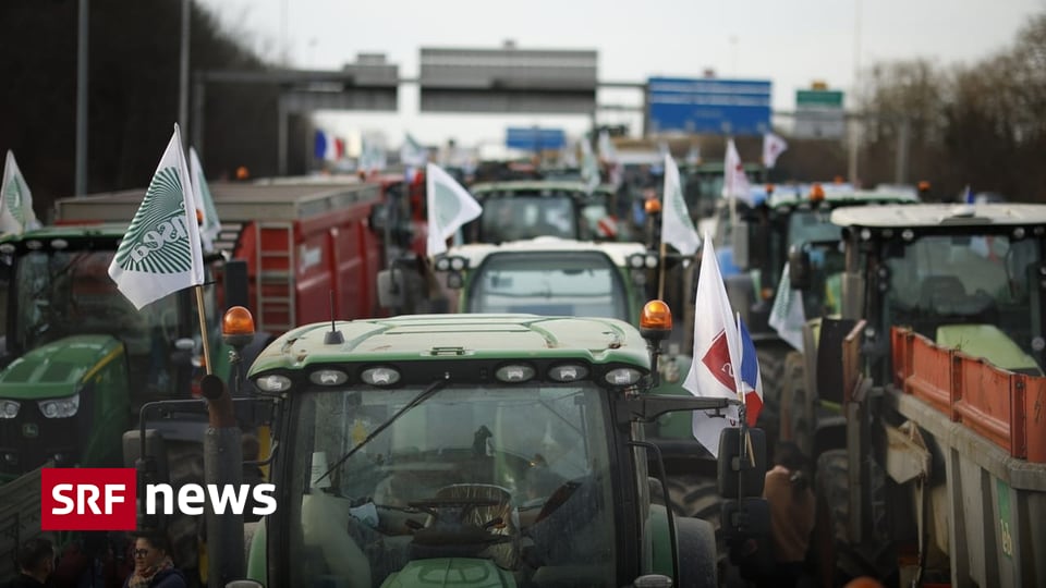 Bauernproteste in Frankreich - Bauern starten Blockade rund um Paris ...