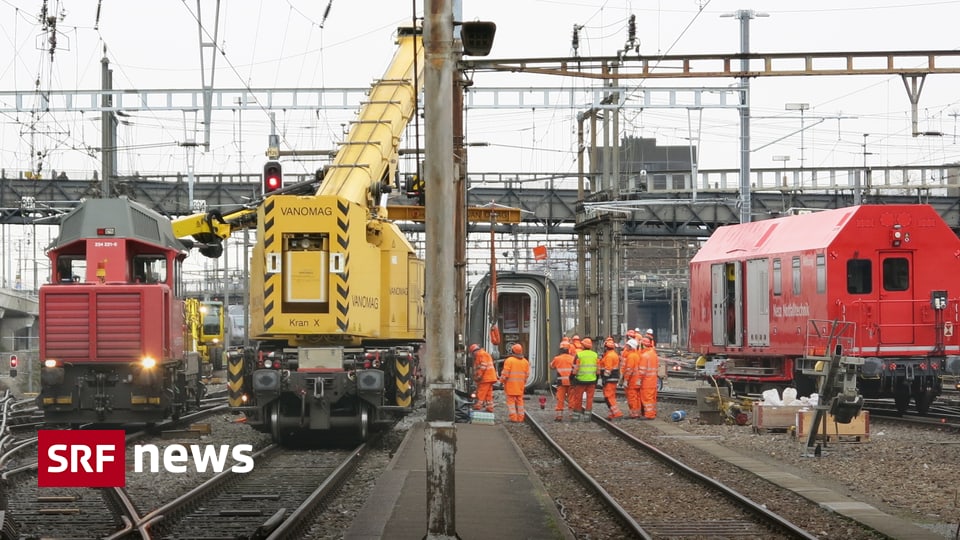 ICE in Basel entgleist - Ursache des Unglücks ist unklar - News - SRF