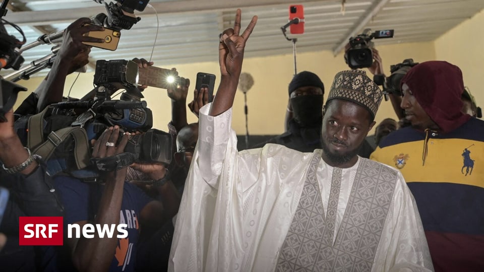 Präsidentenwahl in Senegal - Oppositionskandidat Faye holt spektakulären Wahlsieg - News - SRF