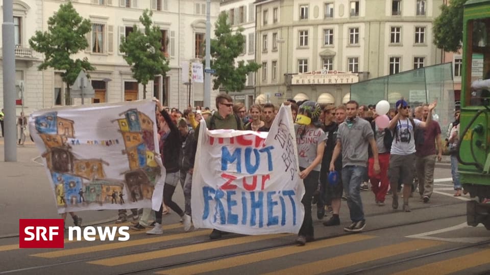 Basel Baselland - Demonstration für mehr Freiräume in Basel - News - SRF