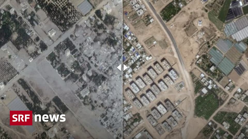Zerstörung im Gazastreifen - Satellitenbilder zeigen Verwüstung ganzer Quartiere in Gaza-Stadt ...