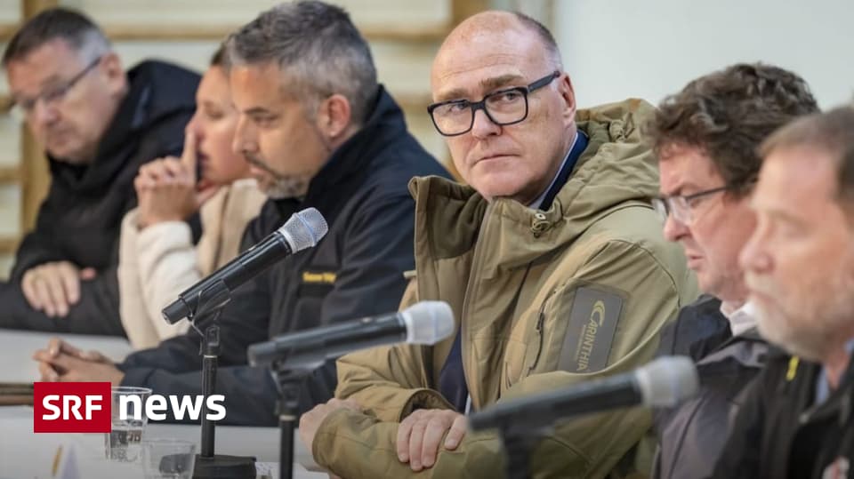 Bundesrat Martin Pfister zu Blatten: «Wir tun, was wir können» - News - SRF