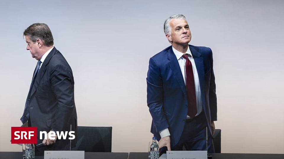 Durchzogenes Ergebnis - UBS hält sich bedeckt zur CS-Zukunft - News - SRF