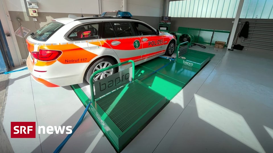 Auto-Tuning: Polizei setzt in St.Gallen neue Testanlage ein - News - SRF