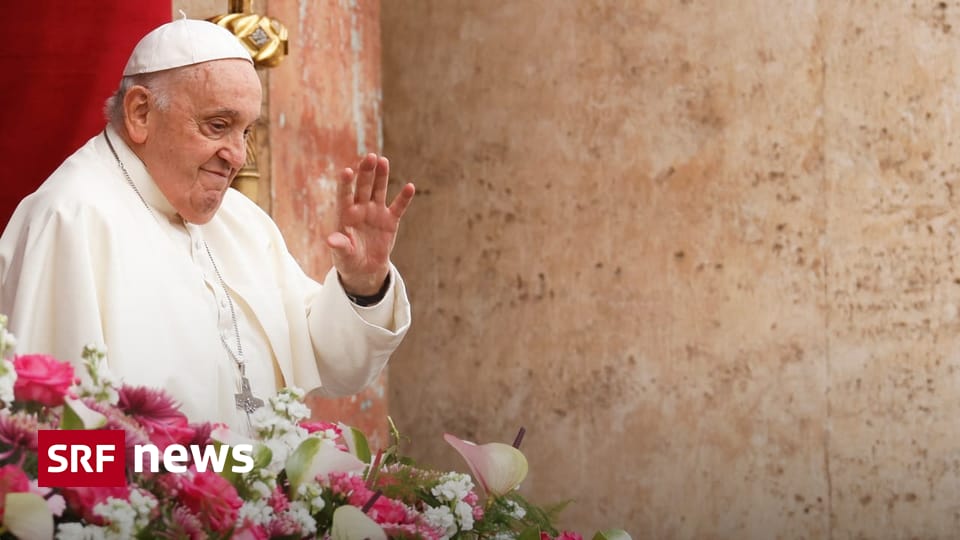 Papst spendet Segen «Urbi et Orbi»: Katholiken feiern Ostern - News - SRF