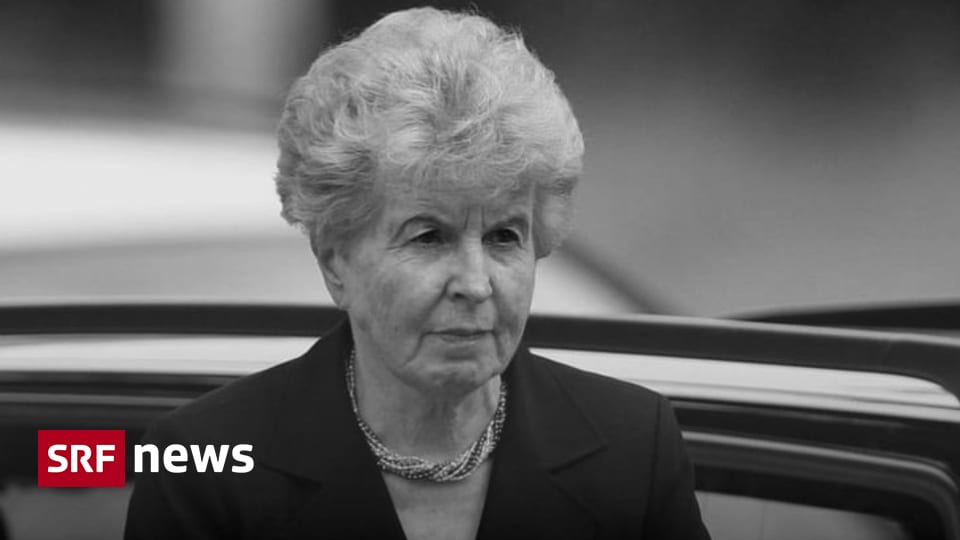 Vreni Spoerry 87-jährig gestorben - News - SRF