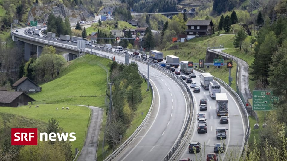 Gotthard-Strassentunnel: Kilometerlanger Stau in beiden Richtungen ...